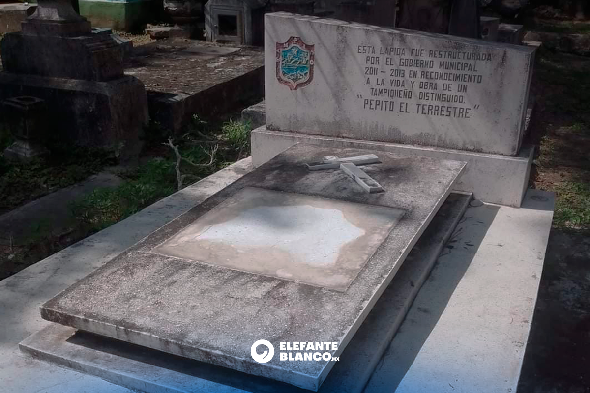 Roban tumba de Pepito "el terrestre" - Elefante Blanco