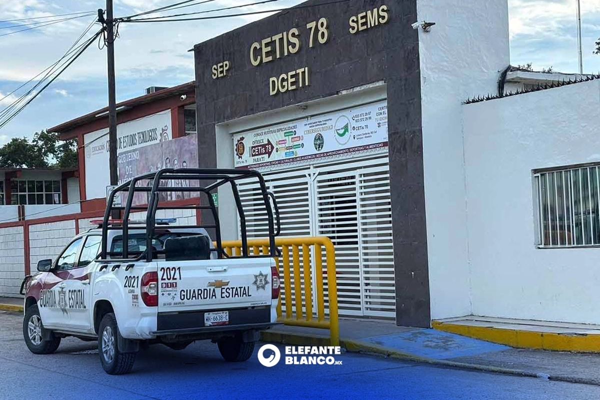 CETis 78 mantiene suspensión de clases presenciales - Elefante Blanco